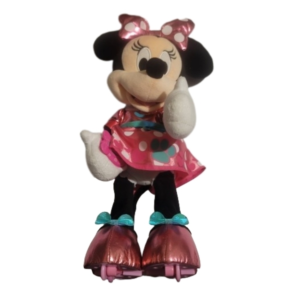 Disney | Toys | Disney Minnie Mouse Roller Skates Plush Doll | Poshmark
